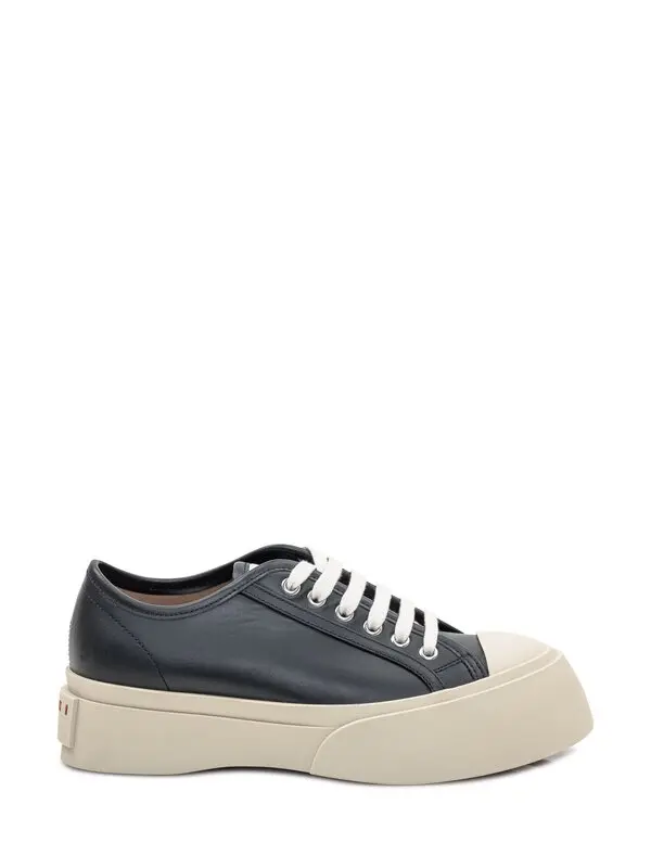 Marni Stylish Paintblock Leather Sneakers