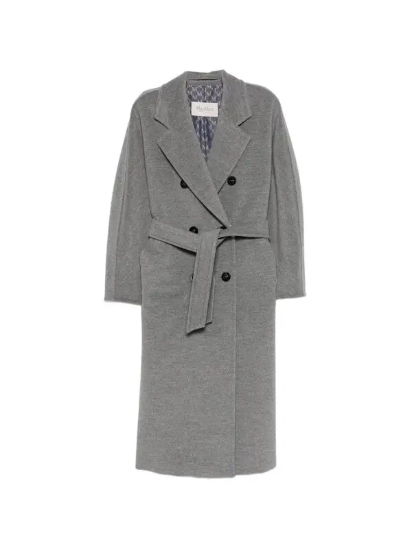 Max Mara Oversized Tailored Kimono Sleeve Coat - Grey