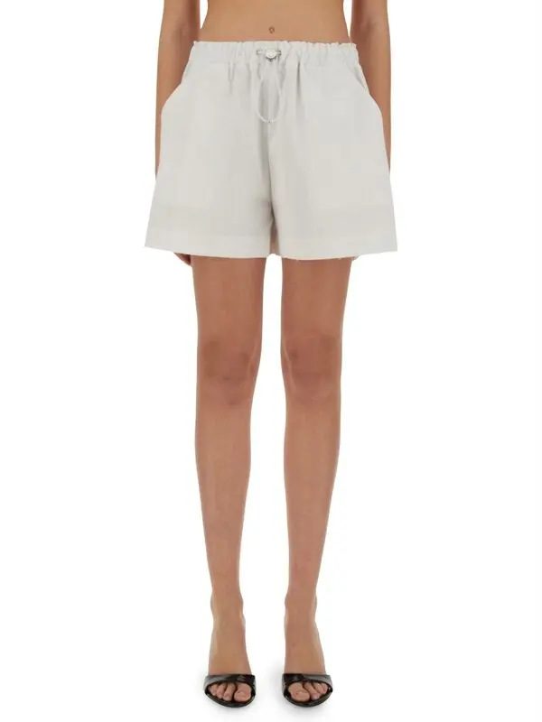 Moschino Wide Fit Cotton Blend Shorts