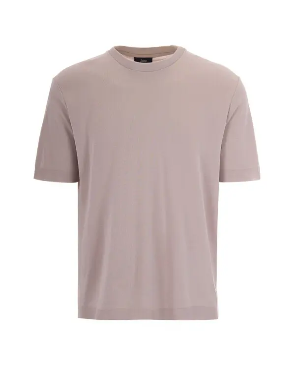 Herno Slim Fit Casual T-shirt For - Grigio Perla