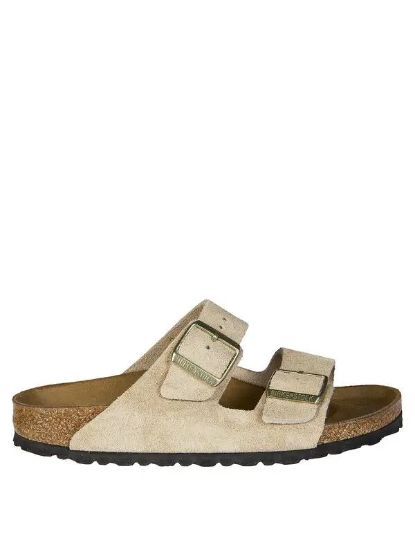 BIRKENSTOCK Arizona Double Buckle Sandals - Beige