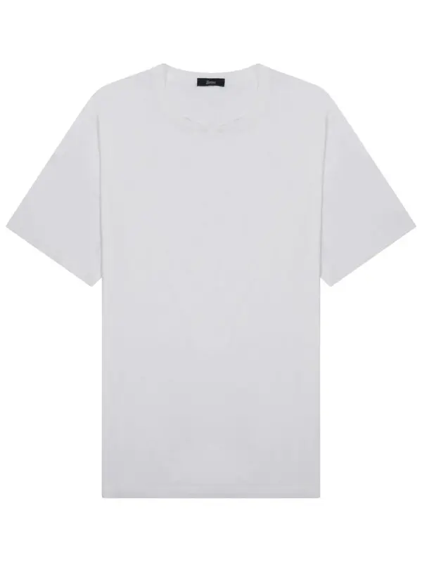 Herno Cotton Crew Neck T-shirt - White