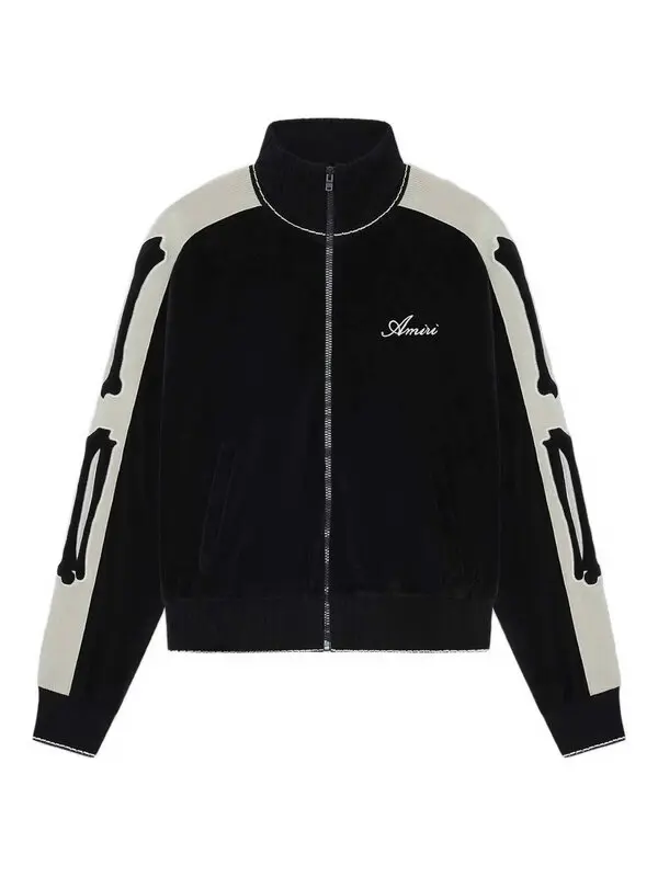 Amiri Bone Tail" Velour Track Jacket