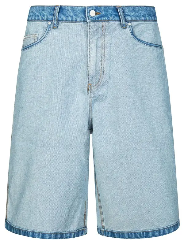 ARTE Inside Out Denim Shorts - Blu
