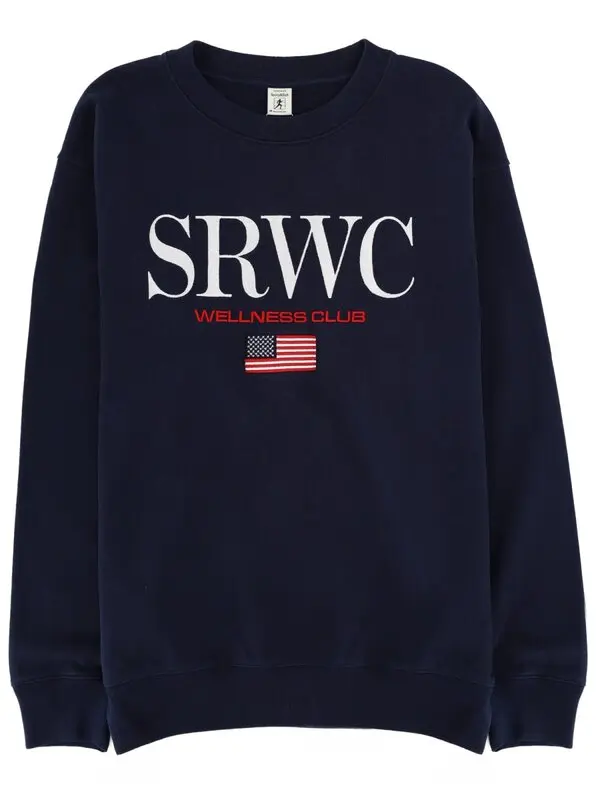 Sporty & Rich Cotton Sweatshirt Edition - Blue