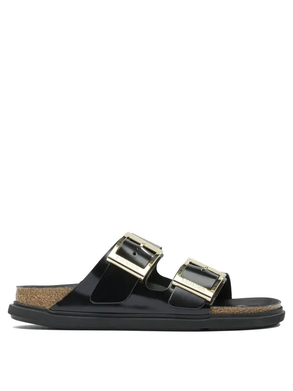 BIRKENSTOCK Arizona Sandals With Droplet Buckles - Black