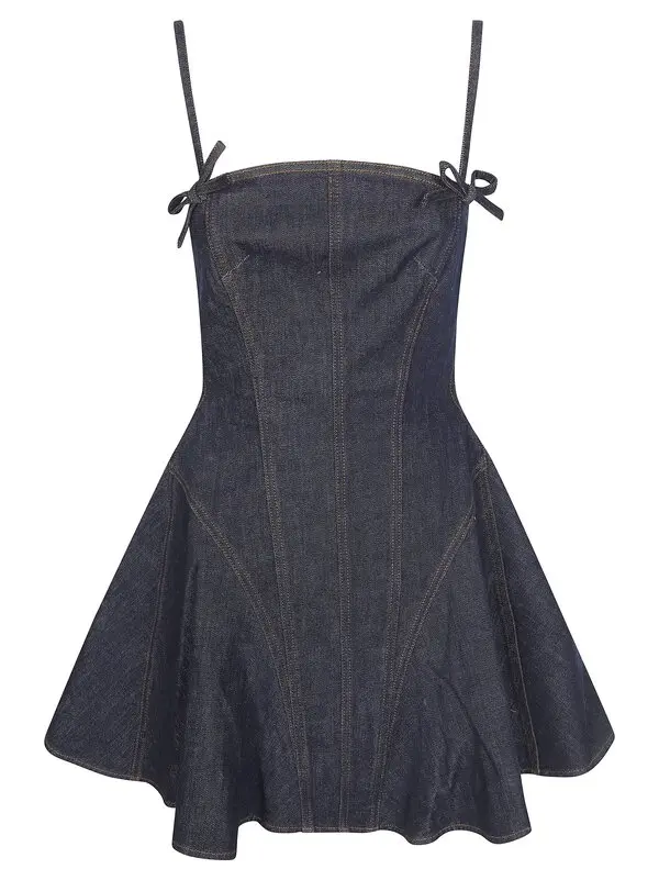 SELF-PORTRAIT Charming Bow Mini Dress For Modern