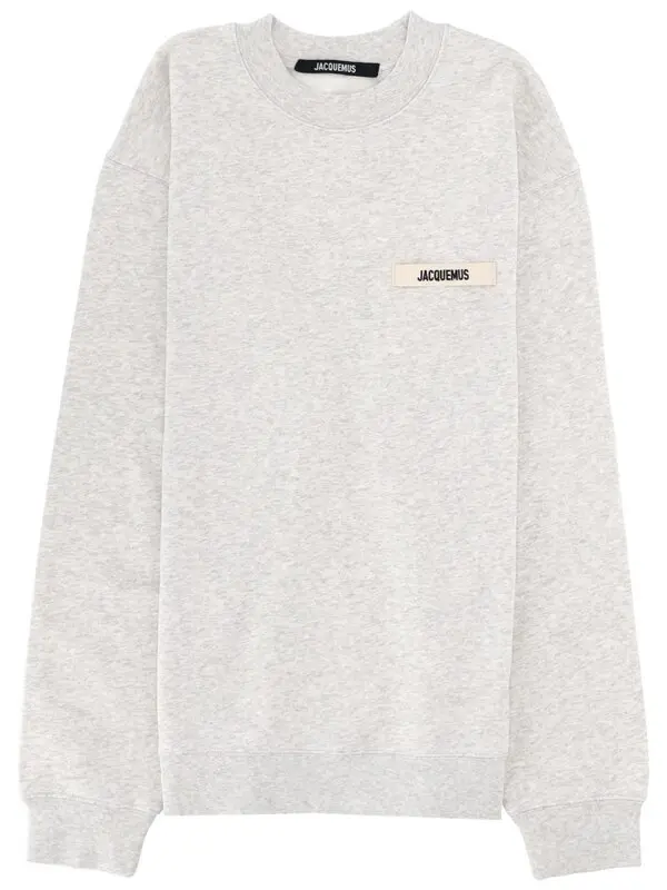 Jacquemus Le Sweatshirt Gros Grain Sweatshirt - Grey
