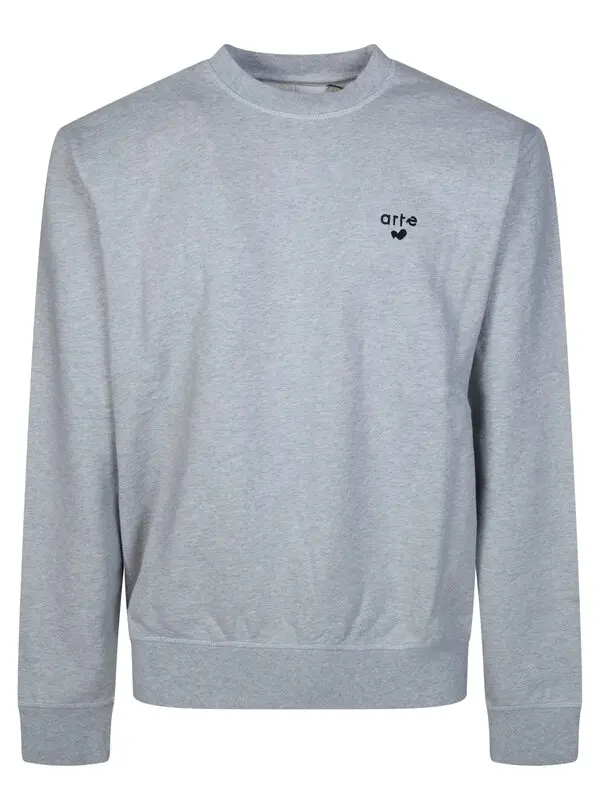 ARTE Heart Logo Mini Crewneck For - Grigio