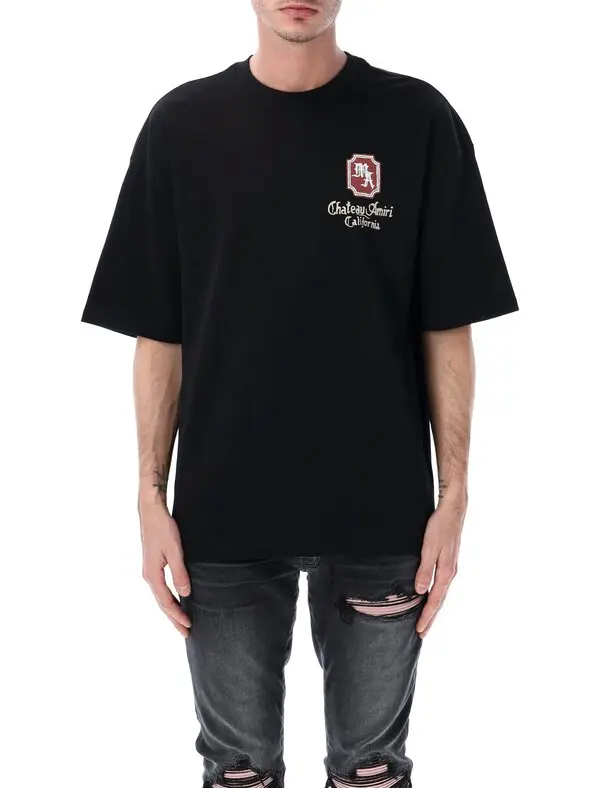 Amiri Oversized Tee Relaxed Fit - Black
