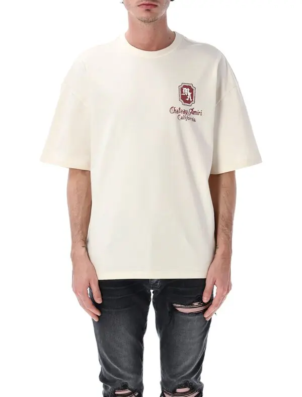 Amiri Oversized Tee Inspired Hollywood Elegance In Large Size