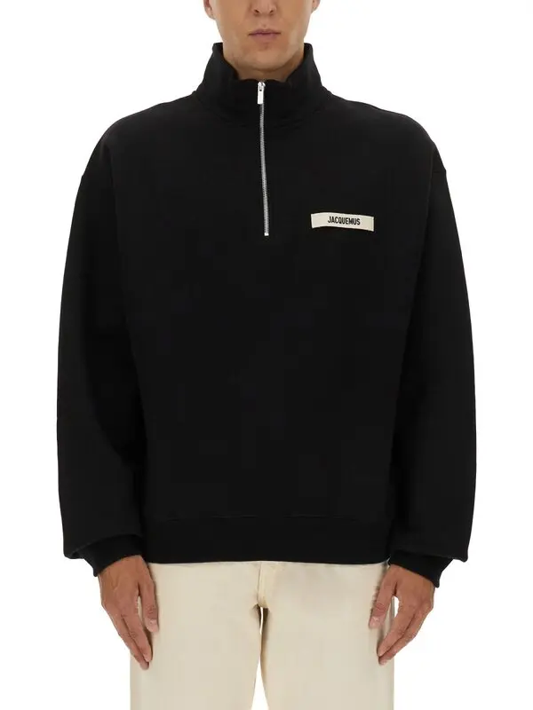 Jacquemus 100% Cotton Turtleneck Sweatshirt Size