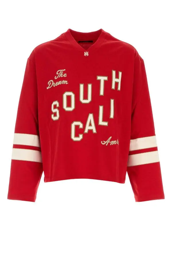 Amiri Cotton Oversize T-shirt - Red
