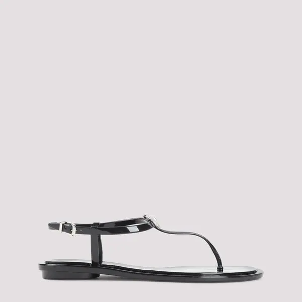 Mach & Mach Double Bow Rubber Thong Sandals