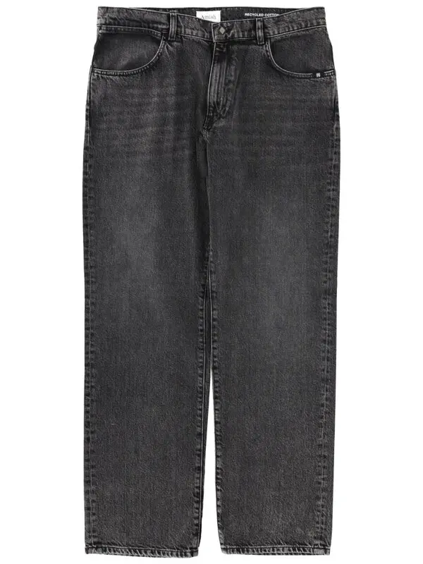 AMISH SUPPLIES Classic Straight Leg Jeans - Black