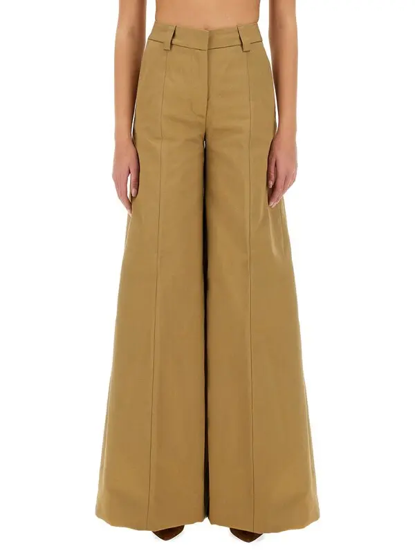 THELATEST Alma Wide Leg Trousers - Beige