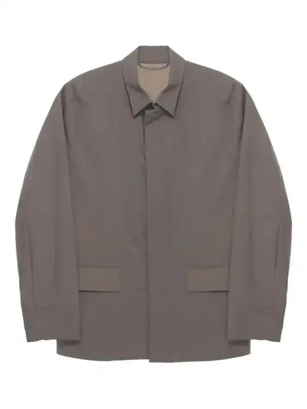 RIER Riers Chic Cotton Button-up Jacket - Argile
