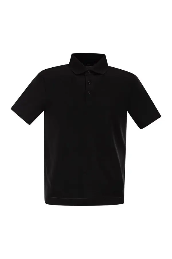 Herno Mini Polo Shirt - Black