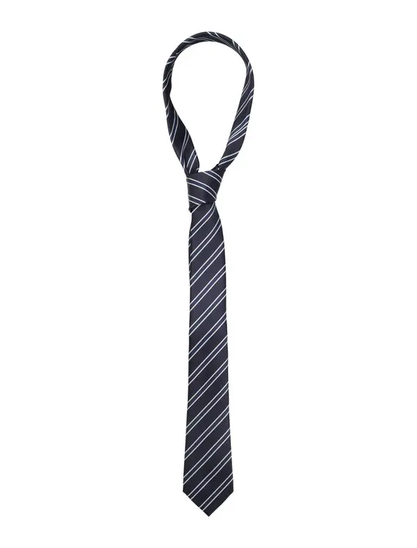 TOM FORD 8cm Striped Silk-jacquard Neck Tie - Black