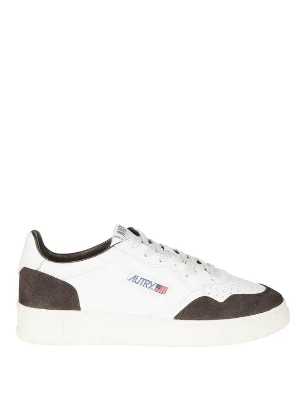 AUTRY Low Profile Lace Up Sneakers - Bianco