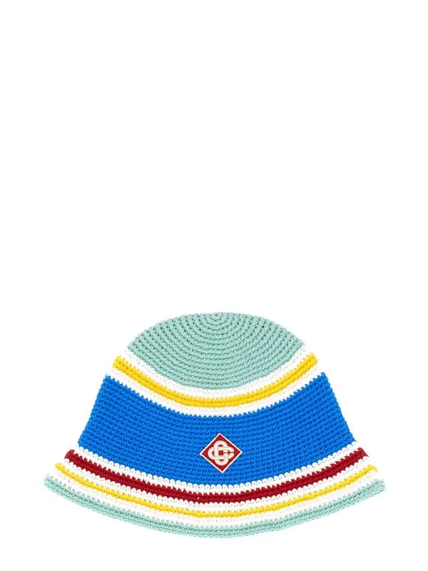 Casablanca Striped Beanie Hat