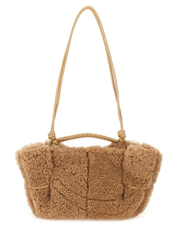 Hereu Bombon Shearling Crossbody Bag