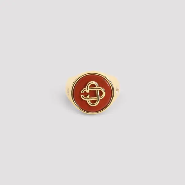 Casablanca Stone Signet Ring For Fw26 Collection