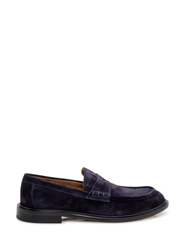 STURLINI Chic Moccasin Loafers With Front Strap