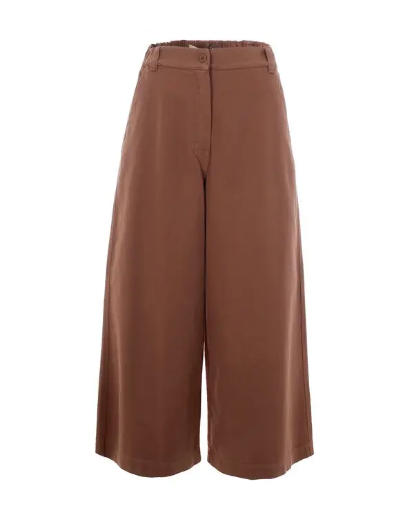 Max Mara Cotton Trousers - Cuoio