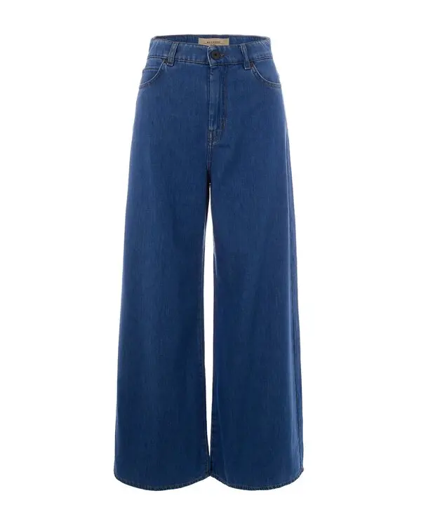 Max Mara Wide Leg Jeans - Blu