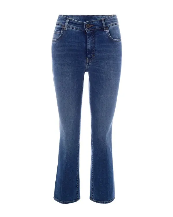 Max Mara Draped Jeans - Blu
