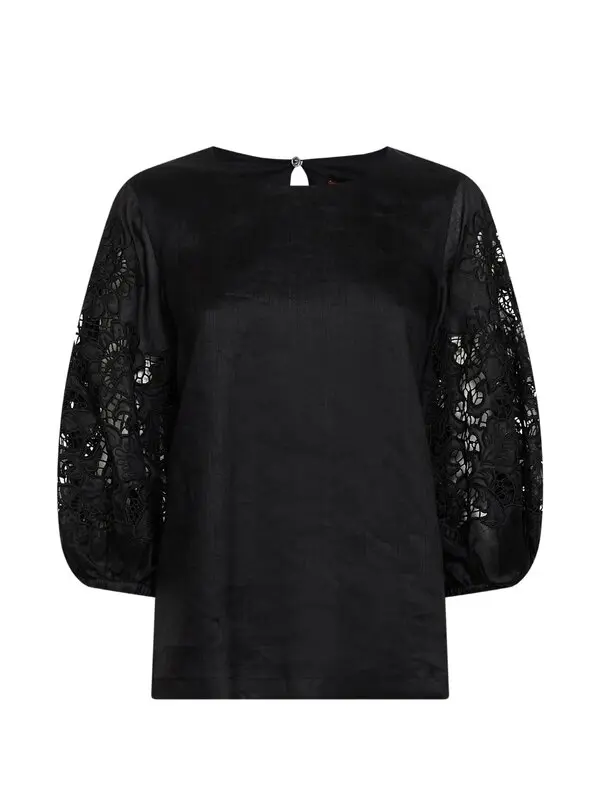 Max Mara Stylish Ramie Top For
