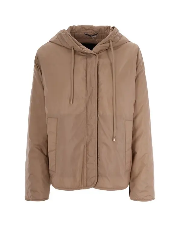 Max Mara Hooded Quilted Jacket