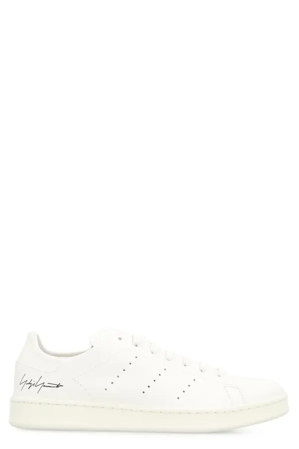 Y3 Stan Smith Leather Sneakers - Grey