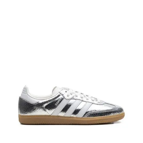 Adidas Samba "metallic Silver" Low Top Sneakers - Argento