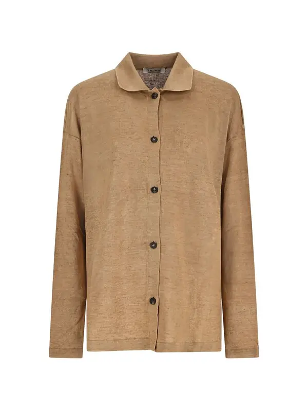Max Mara Elegant Linen Sweater For