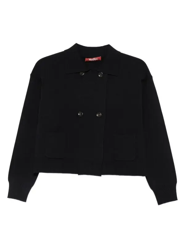 Max Mara Button-up Cardigan - Navy