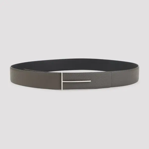 TOM FORD Sophisticated Calf Leather Belt Height: 3.5cm