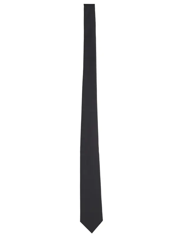Tagliatore Elegant Satin Tie - Black