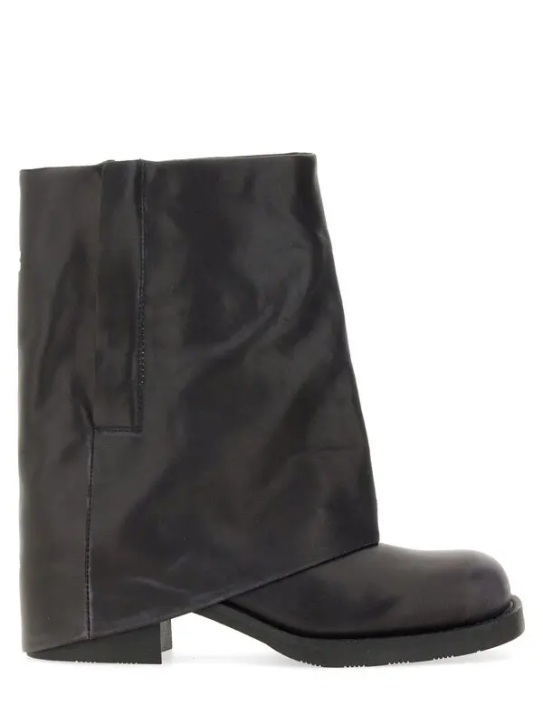 Ash Foldover Ankle Booties