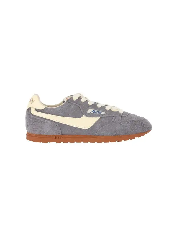 AUTRY Low-top Suede Sneakers - Grey