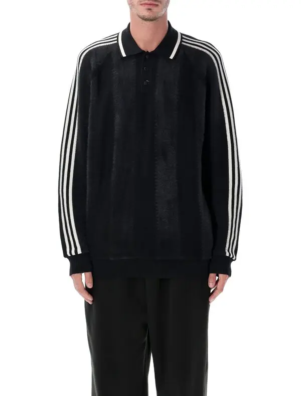 ADIDAS ORIGINALS Knit Pullover With Quarter Button Pocket