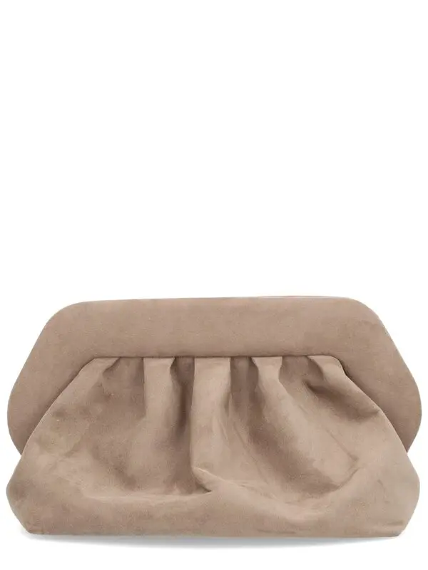 THEMOIRE Bios Suede Clutch Bag