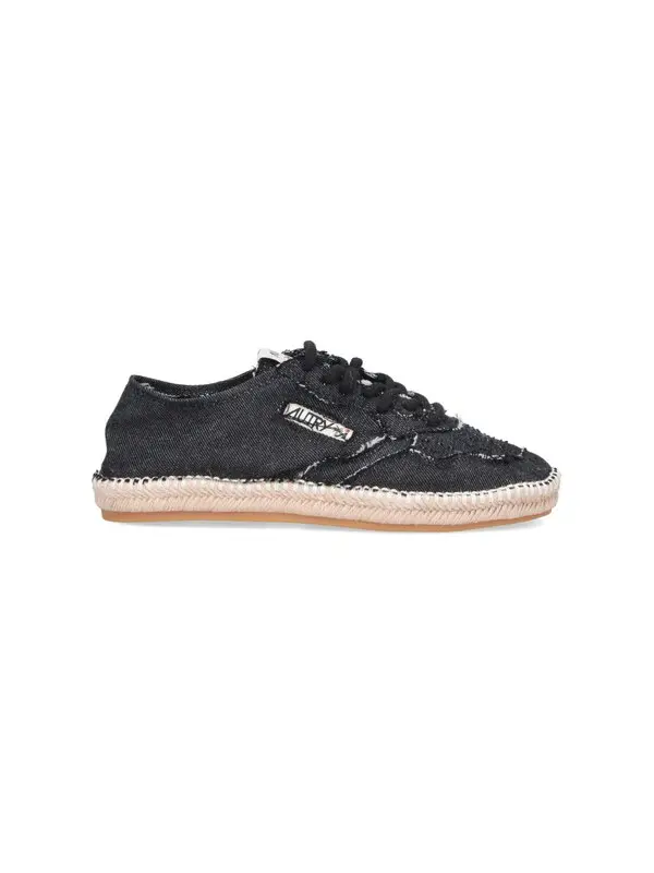 AUTRY Suede Low-top Sneakers - Black