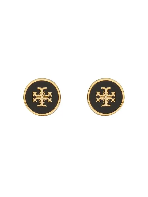 Tory Burch Kira Mini Logo Stud Earrings - Gold