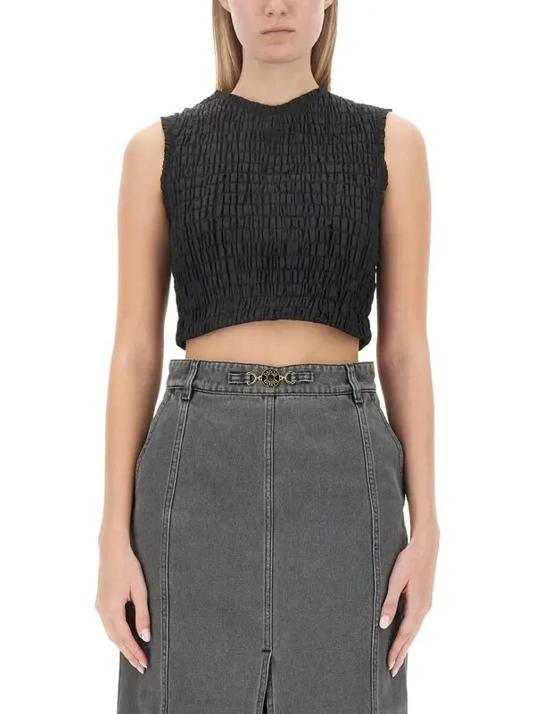PATOU Recycled Ruched Top