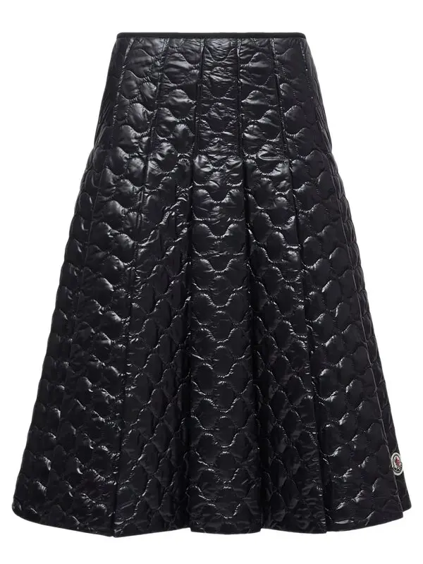 Moncler Mini Skirt With Zip And Hook Closure Size