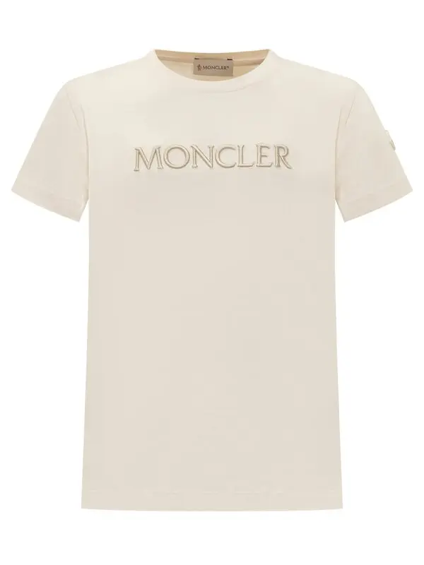 Moncler Classic Cotton T-shirt - Bianco