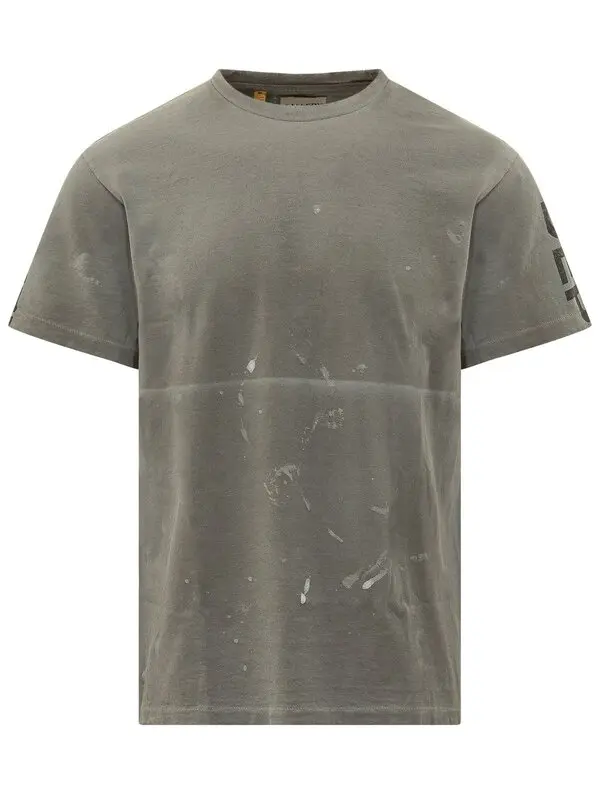GALLERY DEPT. Cut Sleeves Vintage Effect T-shirt