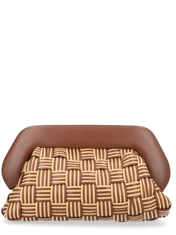 THEMOIRE Bios Gathered Handbag - Beige